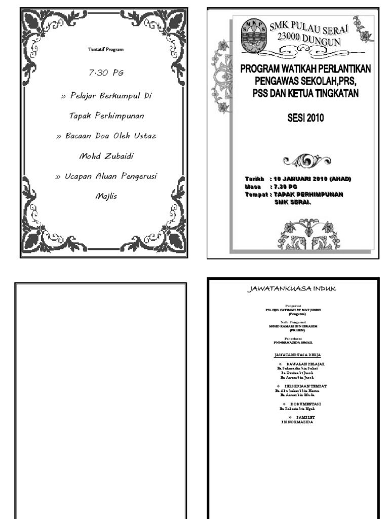 Contoh Pamplet | PDF