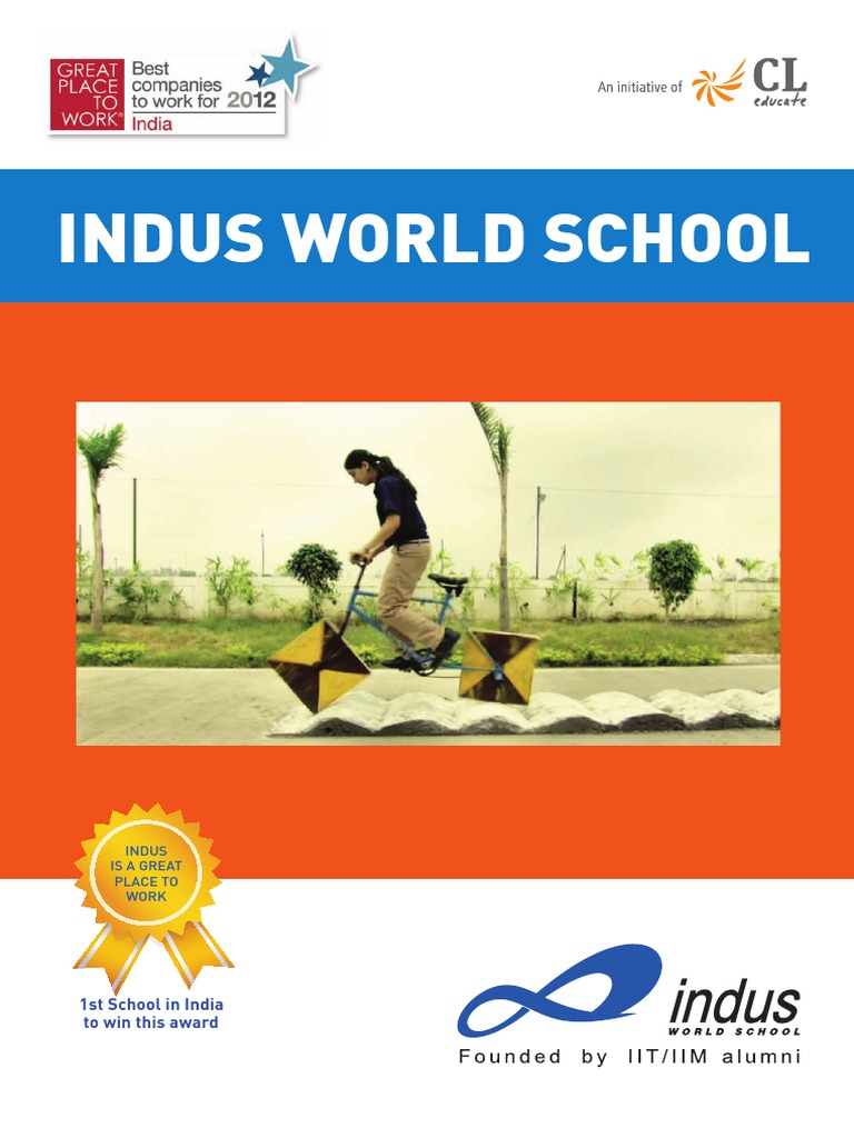 Indus World School: 1st School in India To Win This Award | PDF ...