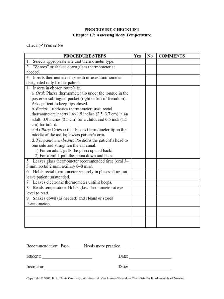 Rectal Temperature Conversion