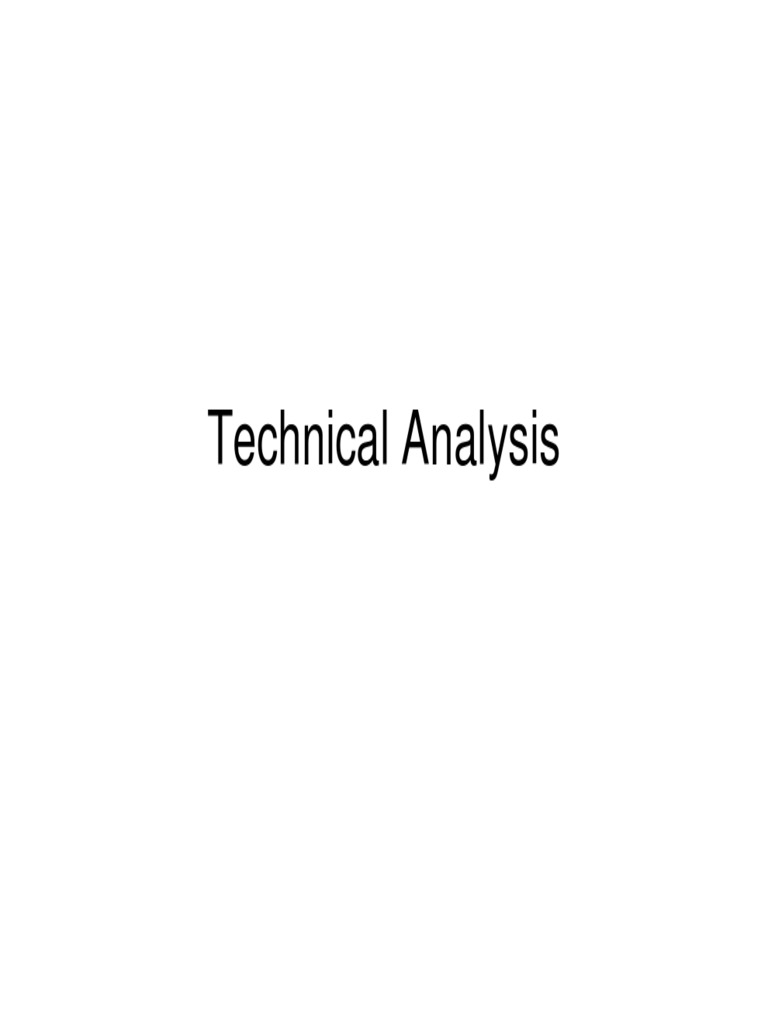 Technical Analysis PDF | PDF | Technical Analysis | Market Trend
