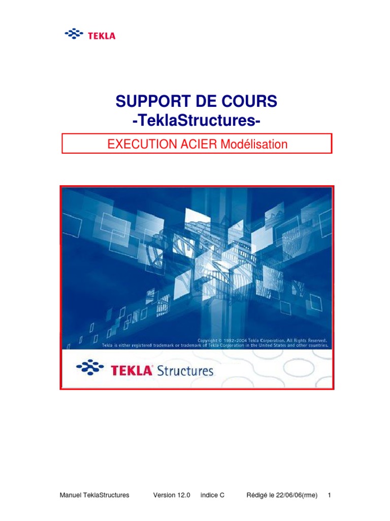 Formation TEKLA Structures | PDF | Fichier informatique | Orthogonalité