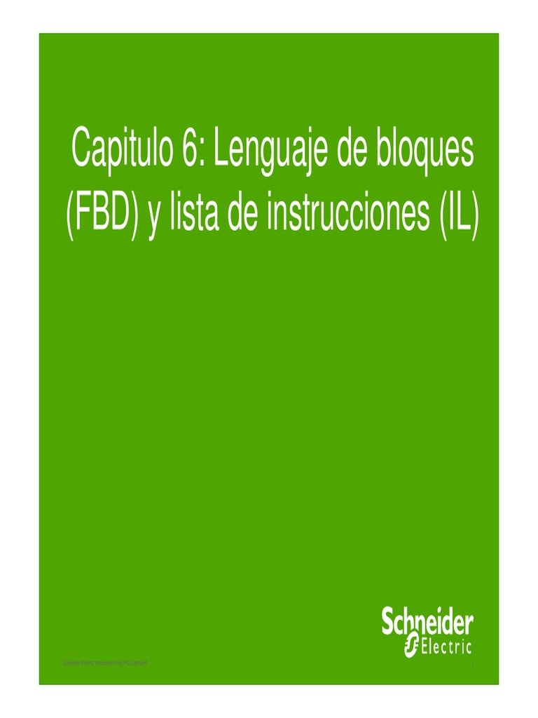 Capitulo 6. Unity Pro PDF | PDF | Lenguaje de programación | Desarrollo ...