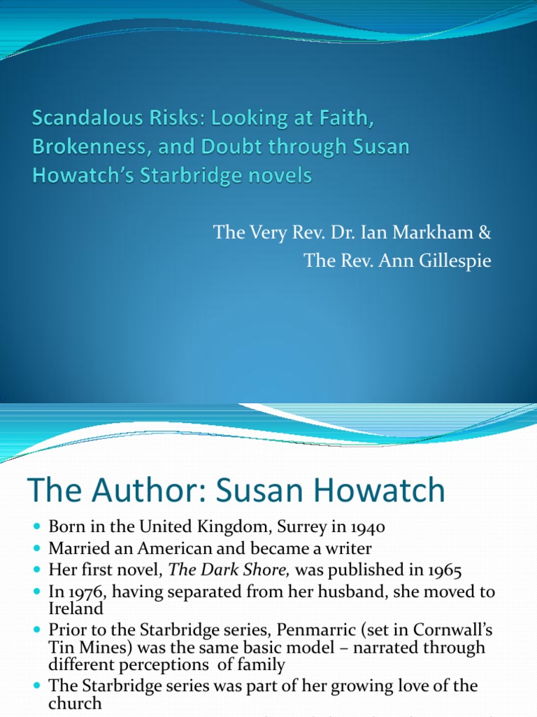 Susan Howatch | PDF | Protestant | Religion And Belief