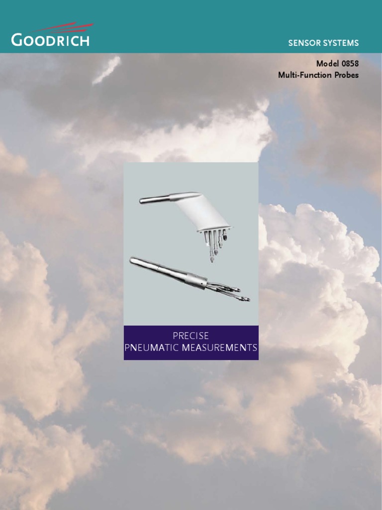 4015A Model 0858 Multi-Function Probes | PDF | Pressure | Sensor