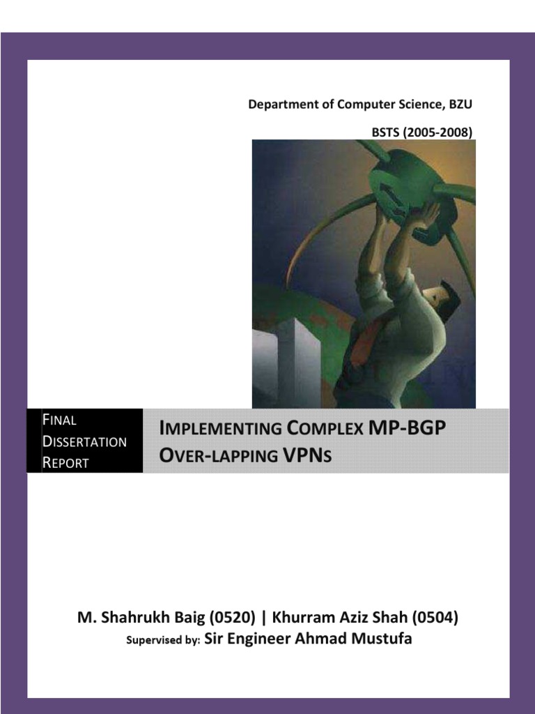 Implementing Complex MP-BGP Over-Lapping VPNs | PDF | Multiprotocol ...