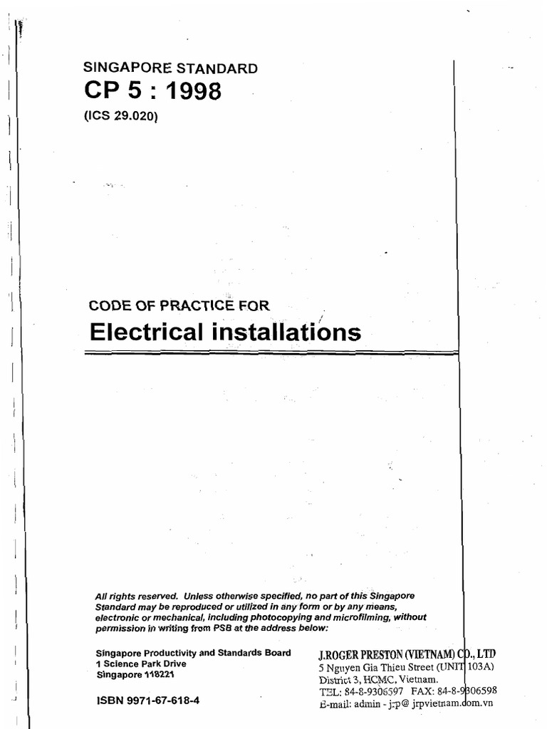 CP5 Electrical Installation PDF | PDF