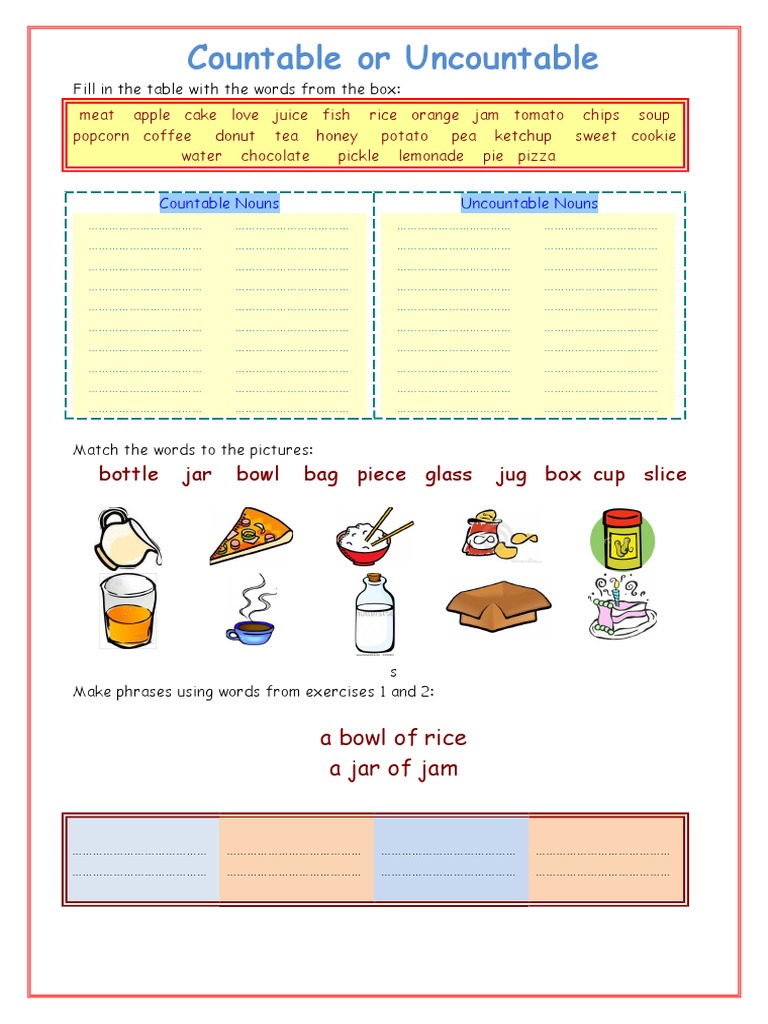 Countables and Uncountables | PDF | Games & Activities