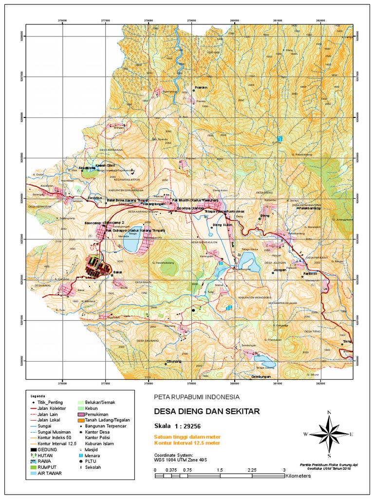 Peta RBI Dieng | PDF