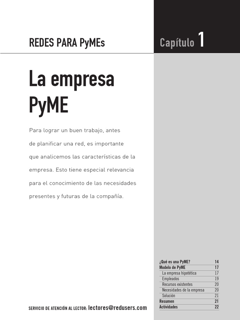 Qué Es Una Pyme PDF | PDF | Pequeñas y medianas empresas | Red de ...