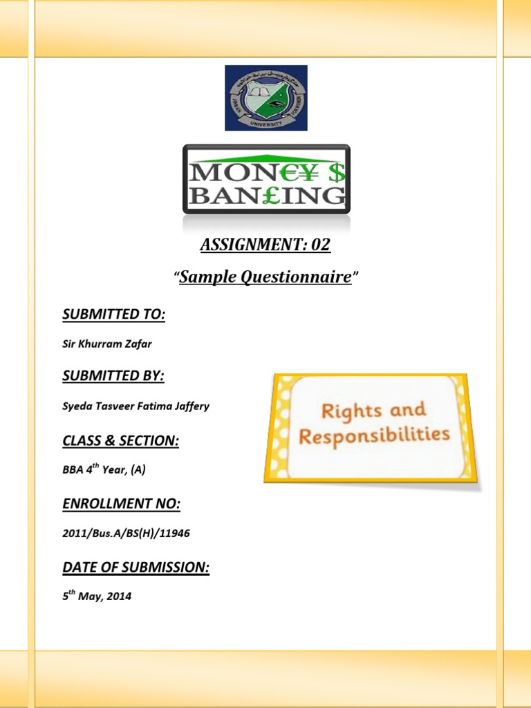 Banker-Customer Relationship Survey | PDF