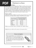 Science Notes Year 6 | PDF | Friction | Wear