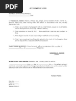 Form 2 - Sample Jurat | PDF | Affidavit | Notary Public