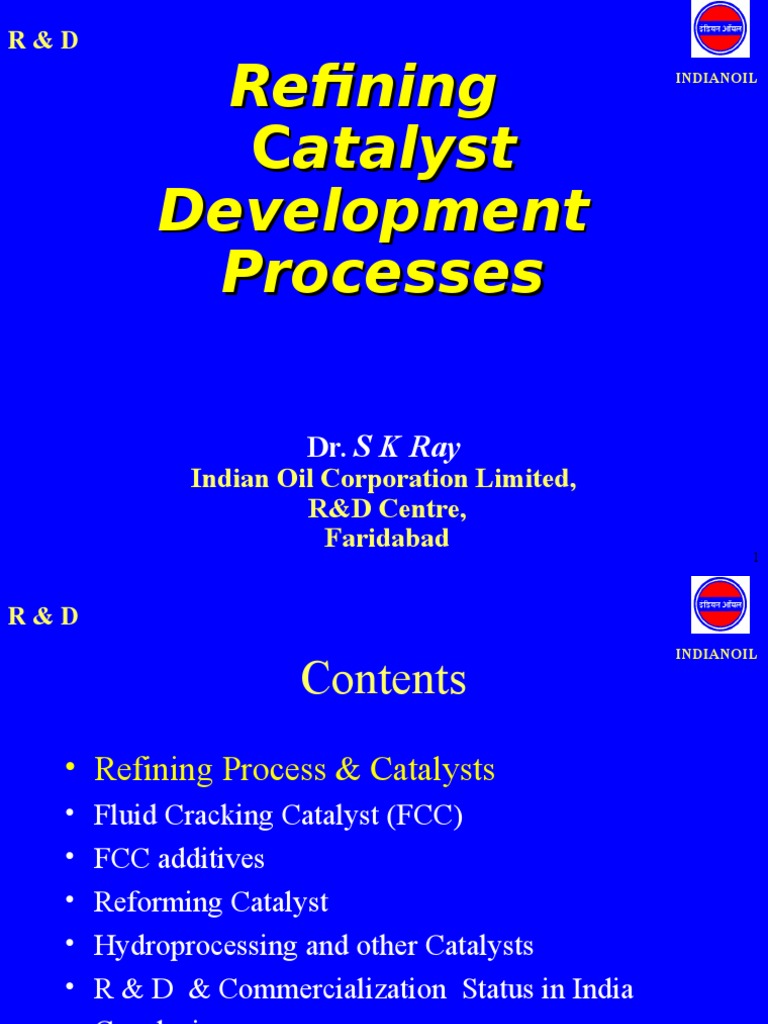 Refining Catalysts | PDF | Oil Refinery | Cracking (Chemistry)