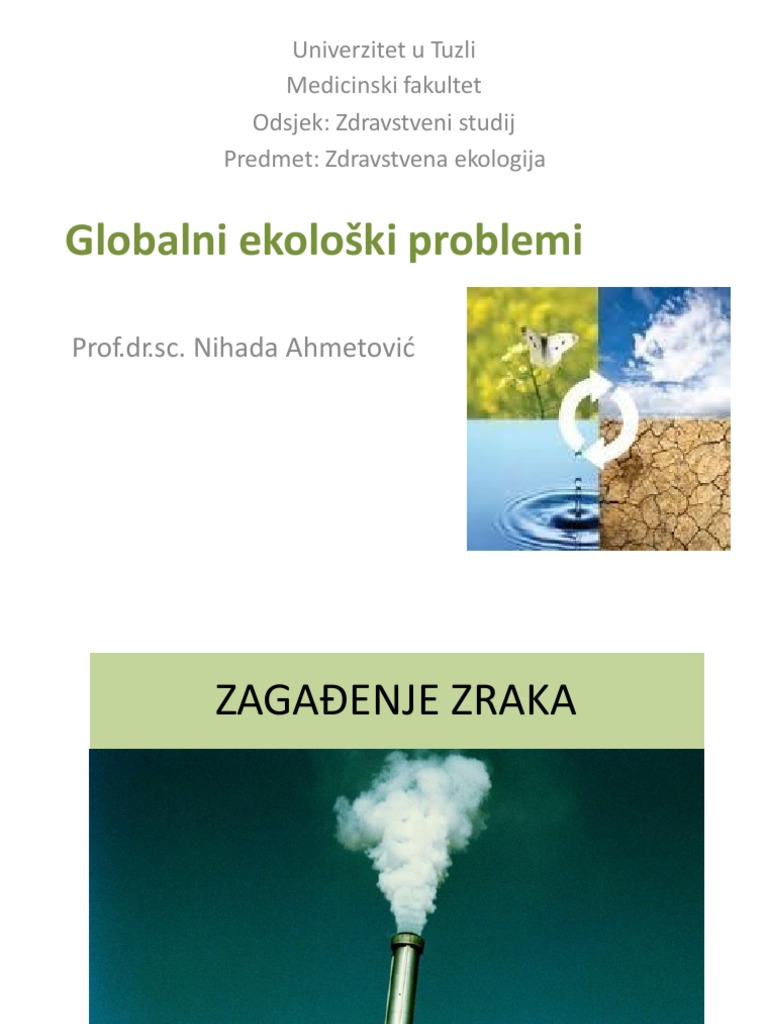 Globalni Ekološki Problemi | PDF