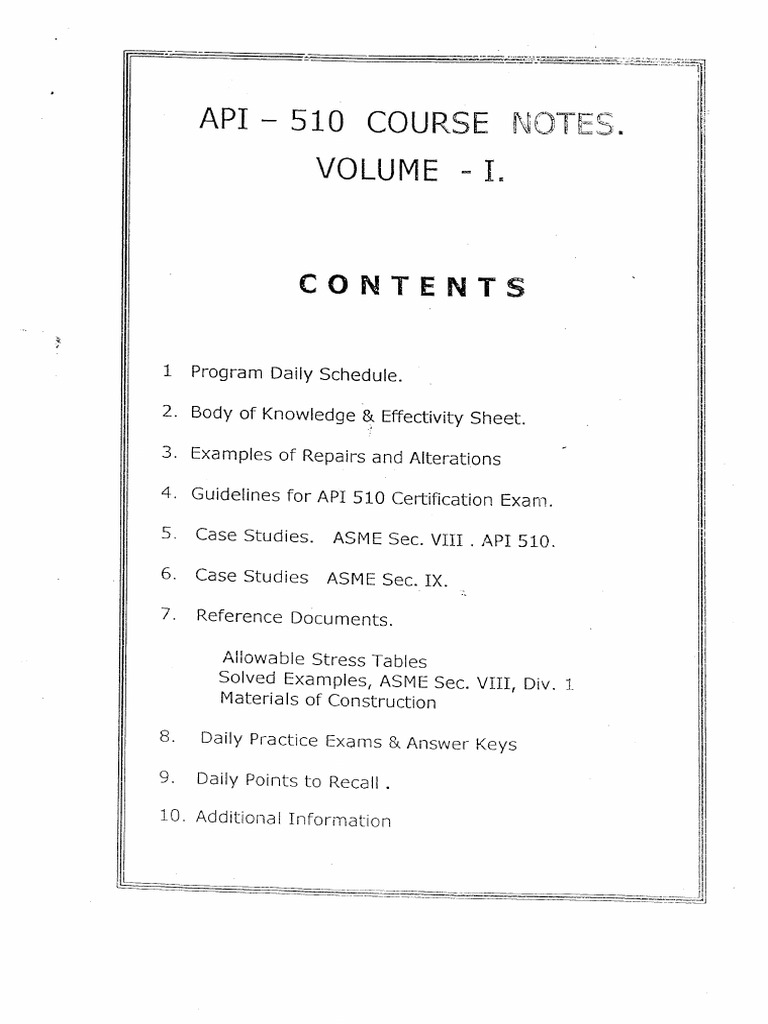 Volume 1 API 510 Exam | PDF | Nondestructive Testing | Welding
