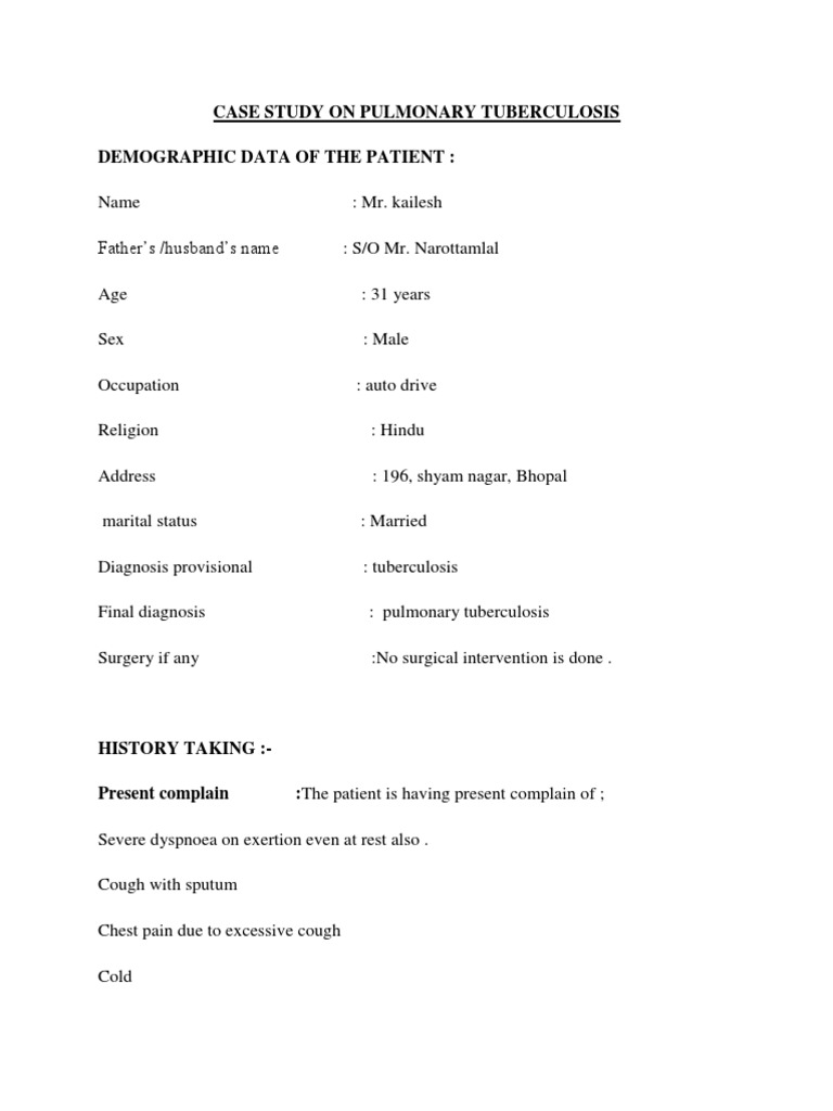Nursing Care Planpulmonary Tuberculosis | PDF | Cough | Tuberculosis
