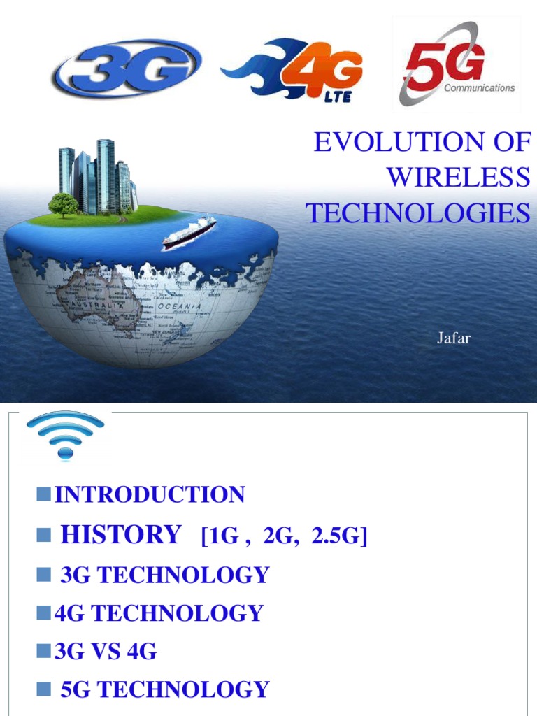 Wireless Tech Evolution Guide | PDF | 3 G | 4 G