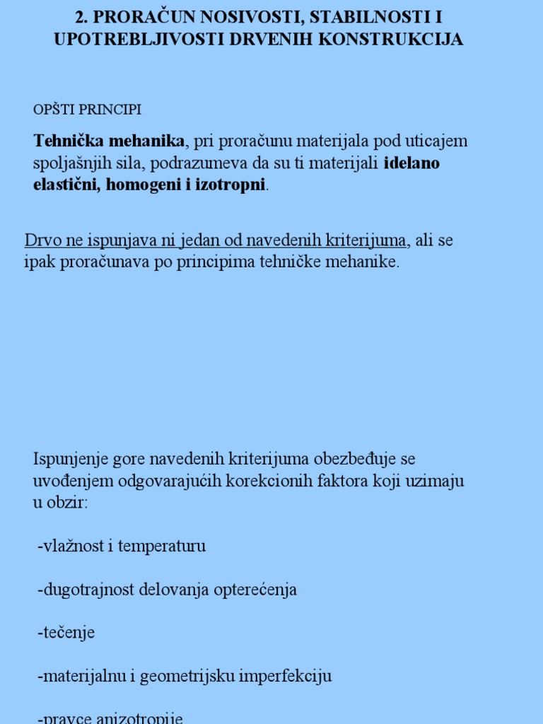 Drvene Konstrukcije | PDF