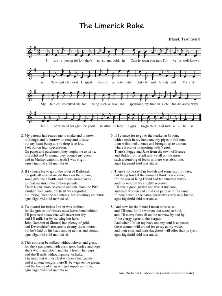 The Limerick Rake | PDF