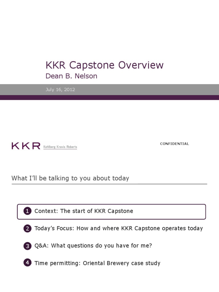 Capstone Overview 2012 | PDF | Strategic Management | Business