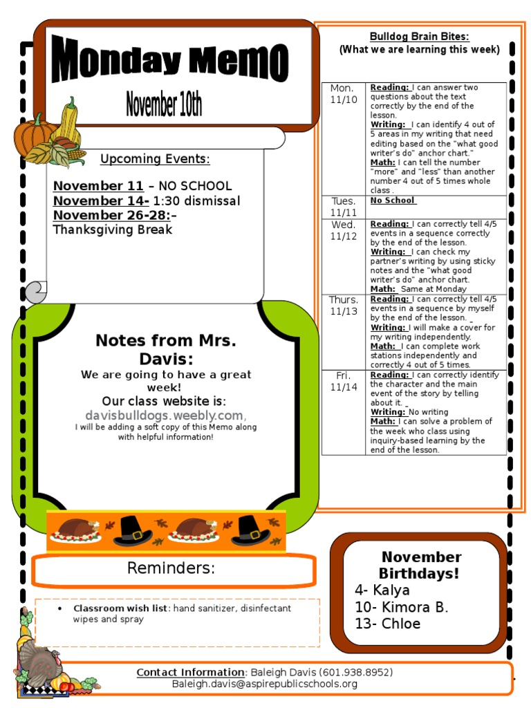 November 10th | PDF