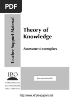 Theory of Knowledge Vocabulary | PDF | Rationalism | Empiricism