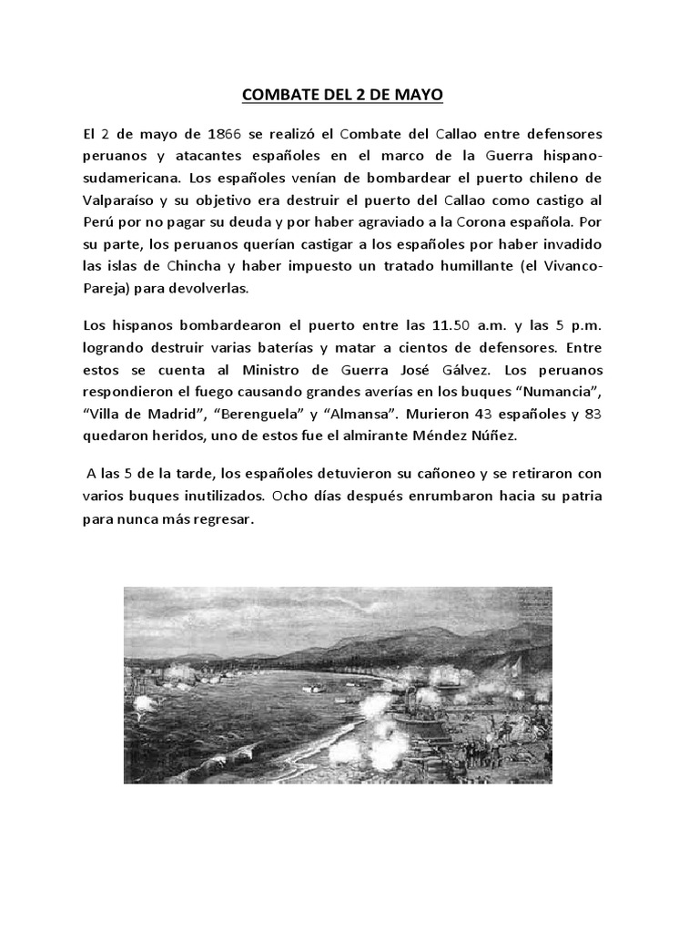 Combate de 2 Demayo | PDF | Historia