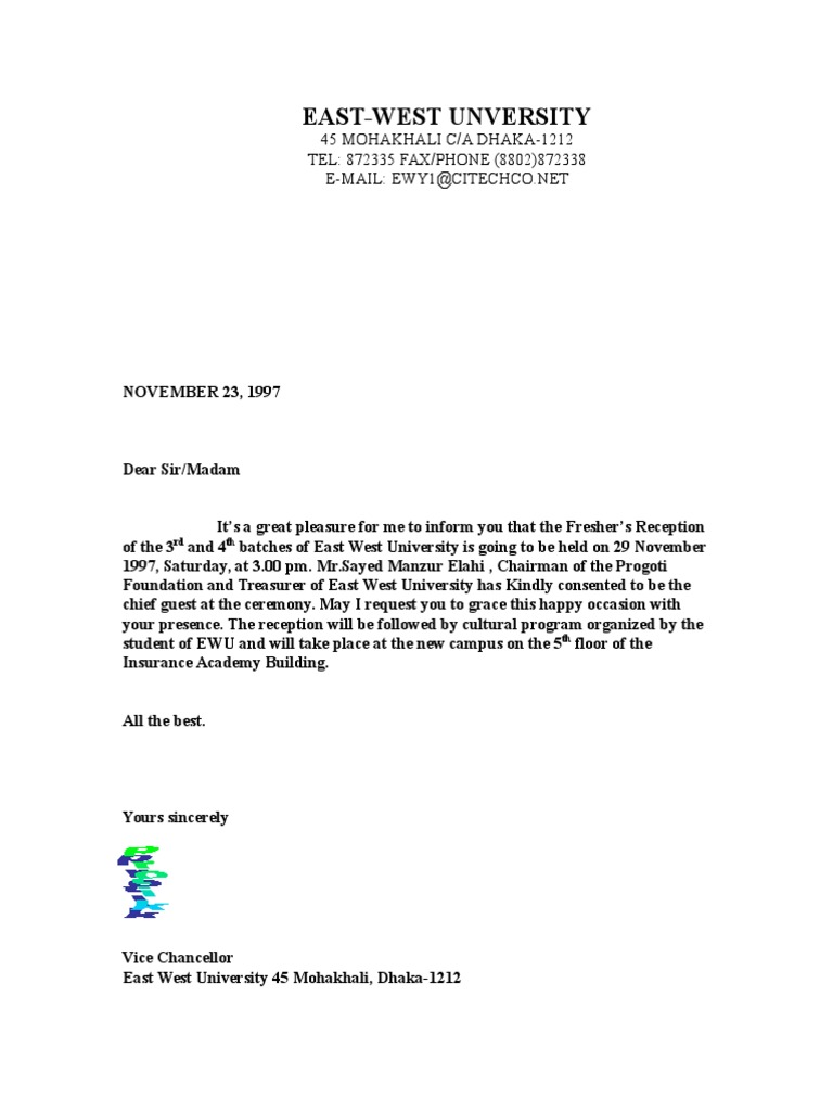 Academic Invitation Letter | PDF