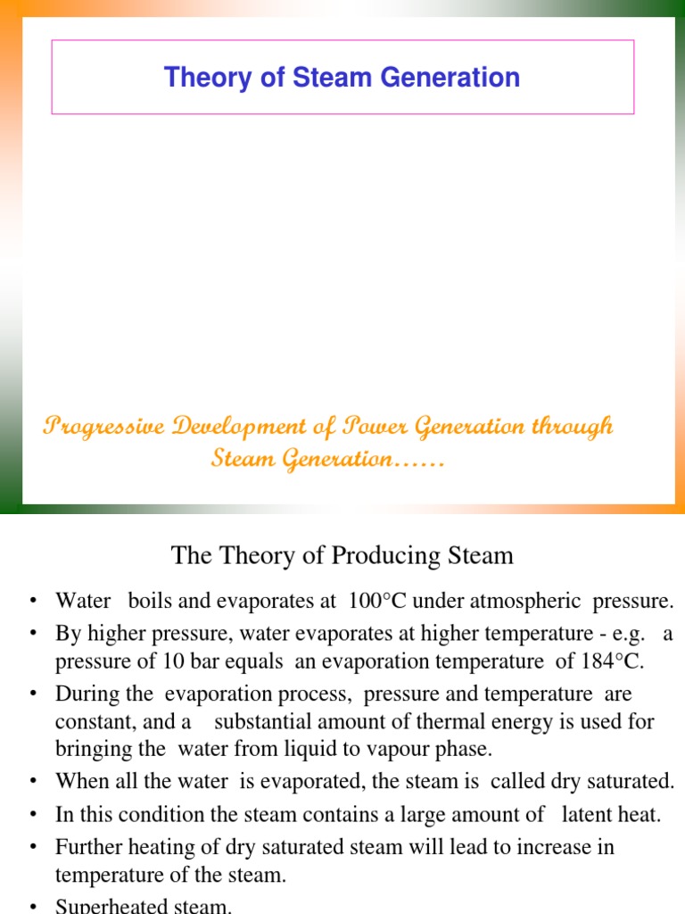 Understanding Steam Generation Theory | PDF | Steam | Evaporation