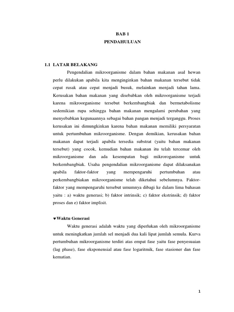 Pengaruh Faktor Lingkungan Terhadap Pertumbuhan Mikroorganisme | PDF | Sains & Matematika