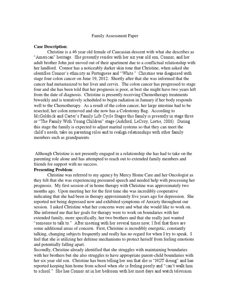 Exemplary Assessment Paper 2 | PDF | Sibling | Well Being