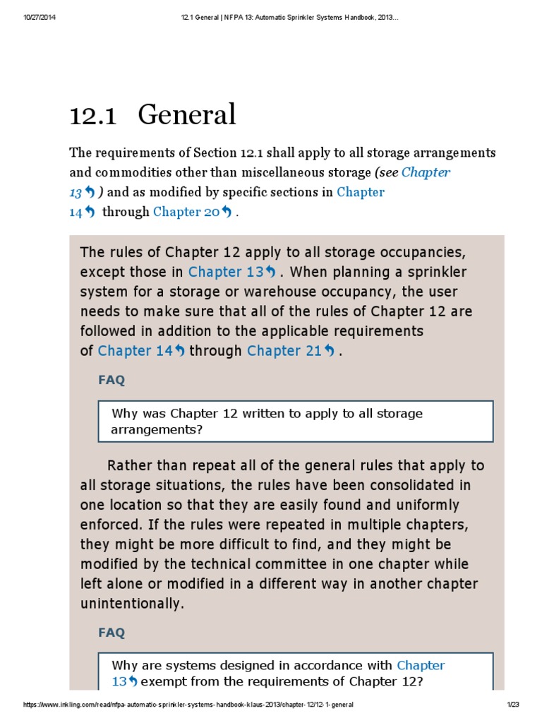 NFPA 13 | Fire Sprinkler System | Warehouse
