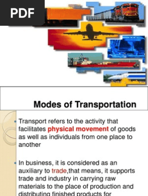 ⛔ Short note on transport. Write a short note on transport of materials ...