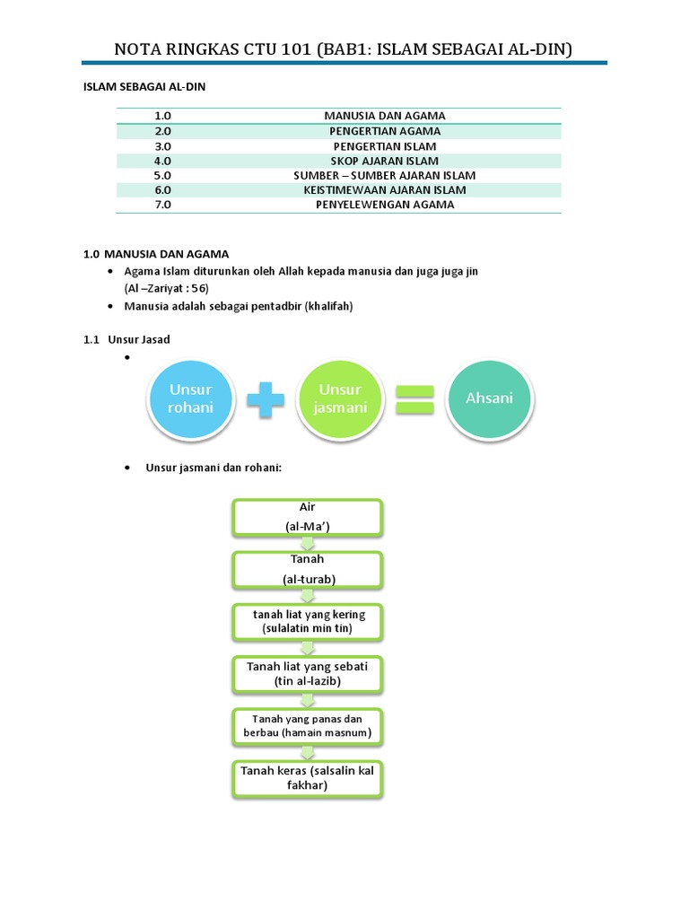 CTU 101 - Bab1 | PDF