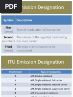 Guide To Emission Designators | PDF | Modulation | Hertz