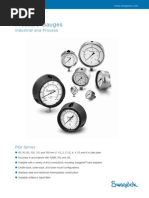 Pressure Gauge Catalogue | PDF | Pressure Measurement | Pressure