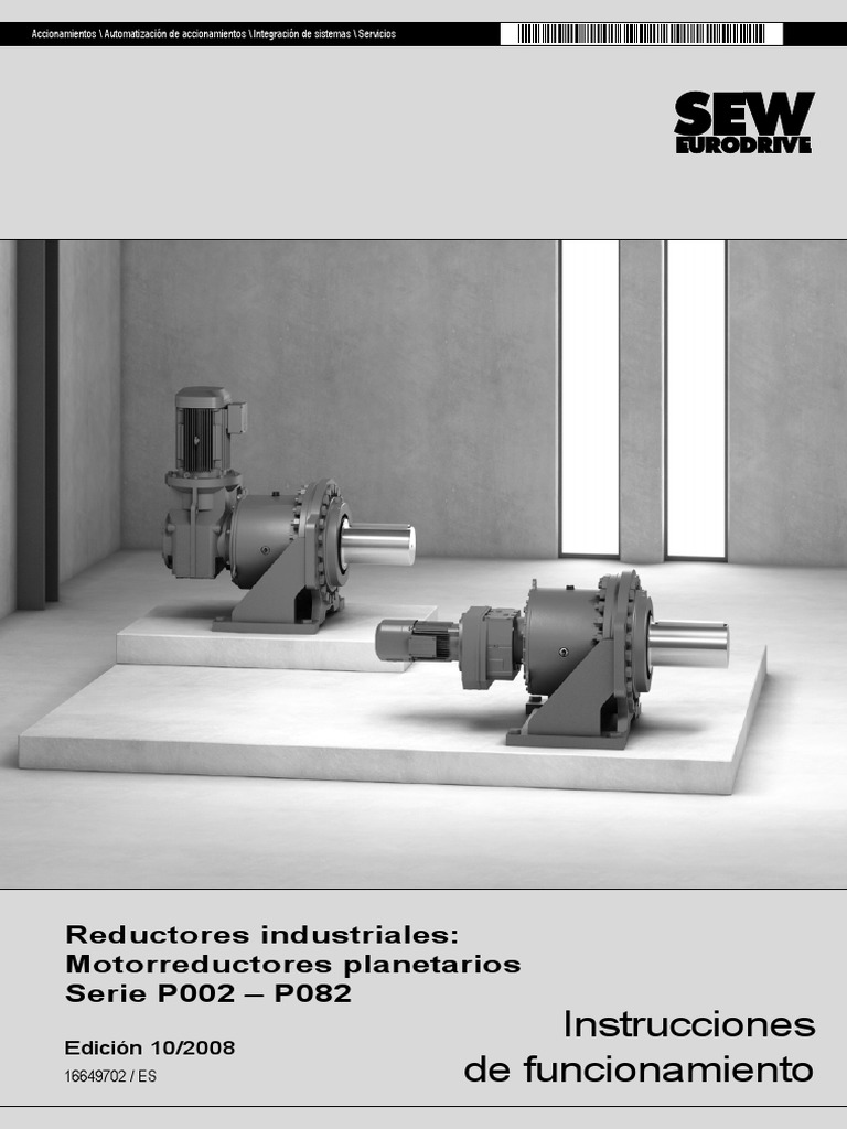 Reductores de Velocidad Sew Eurodrive PDF | PDF | Tornillo | Soldadura