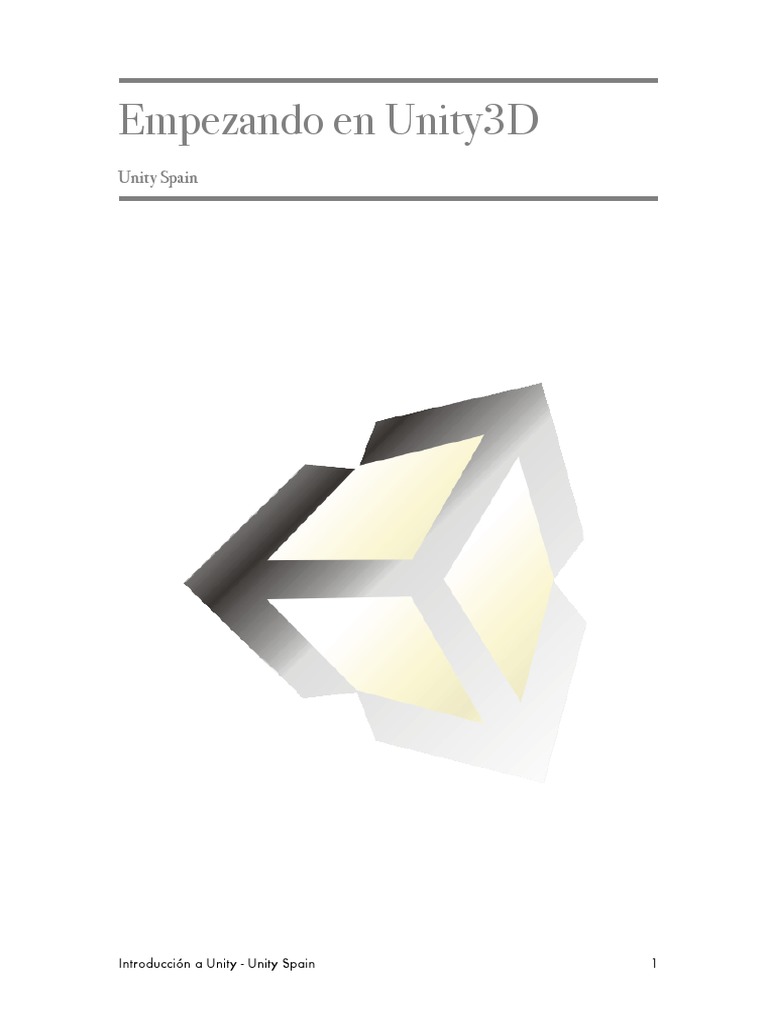 Unity 3d 2 - Introducción | PDF | Unidad (motor de juego) | Mac OS