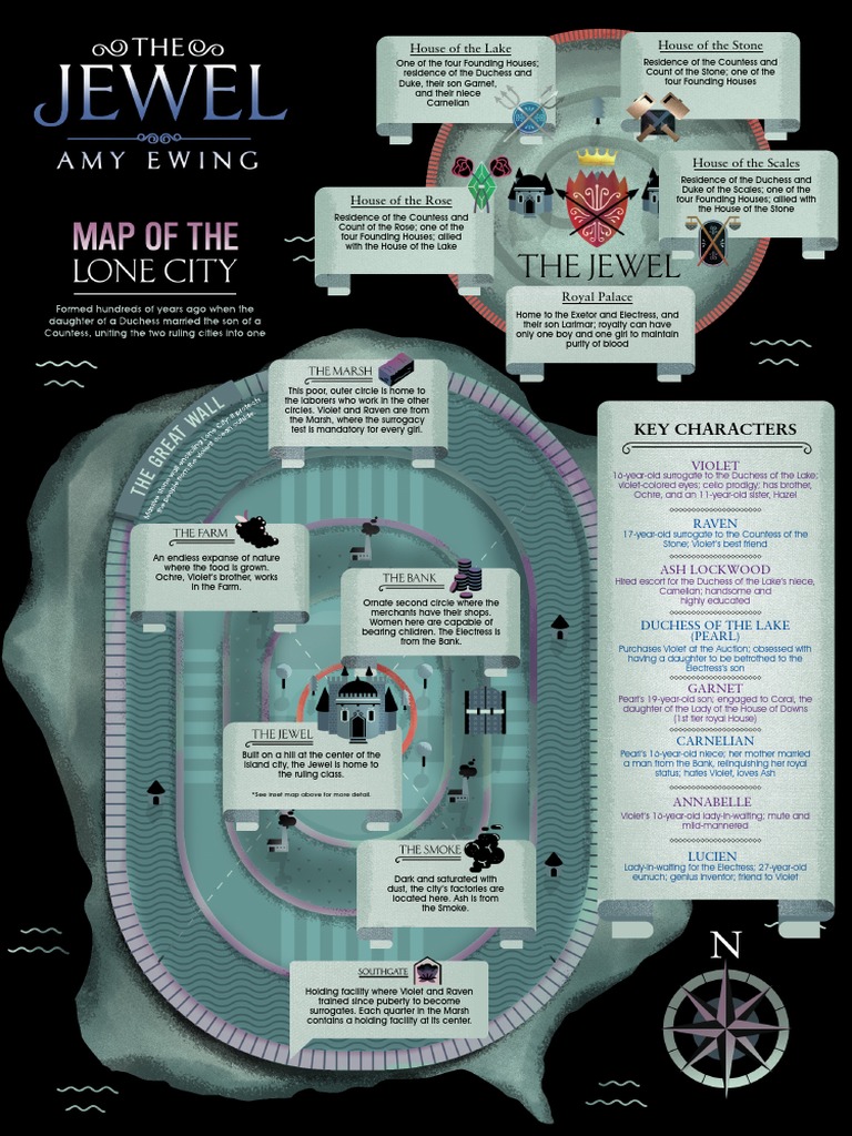Official Map of THE JEWEL by Amy Ewing | PDF | Nature