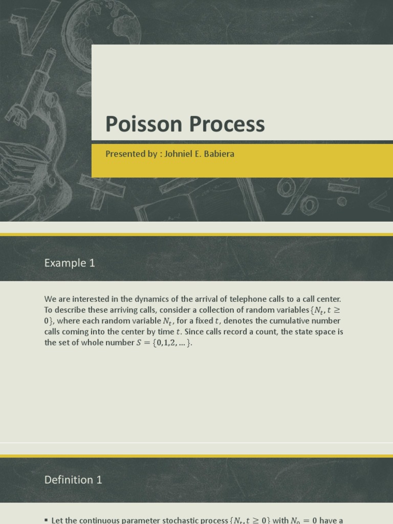 Poisson Process | PDF | Stochastic Process | Statistics