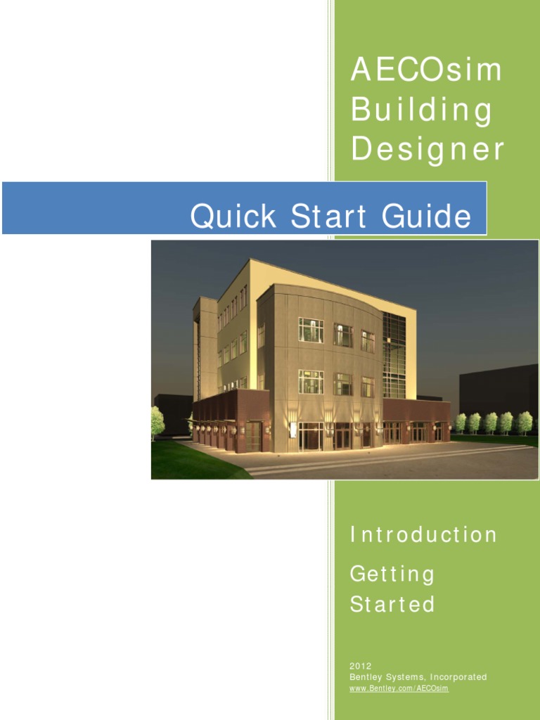 AECOsimBD-000-Introduction To AECOsim Building Designer Core ...