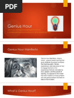 Genius Hour Project Guide | PDF | Psychological Concepts | Cognition