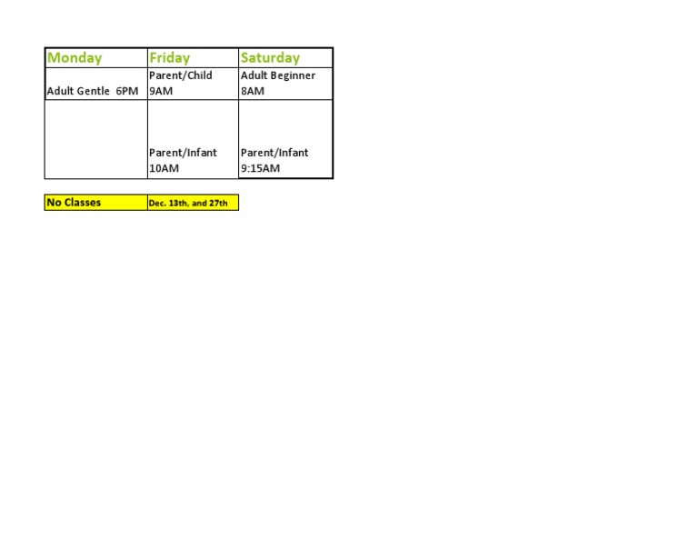2014 Winter Schedule | PDF | Language Arts & Discipline