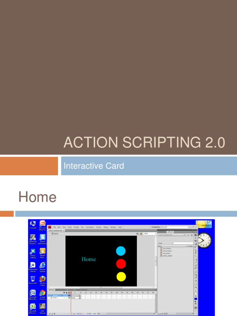 Interactive Action Scripting Guide | PDF | Games & Activities