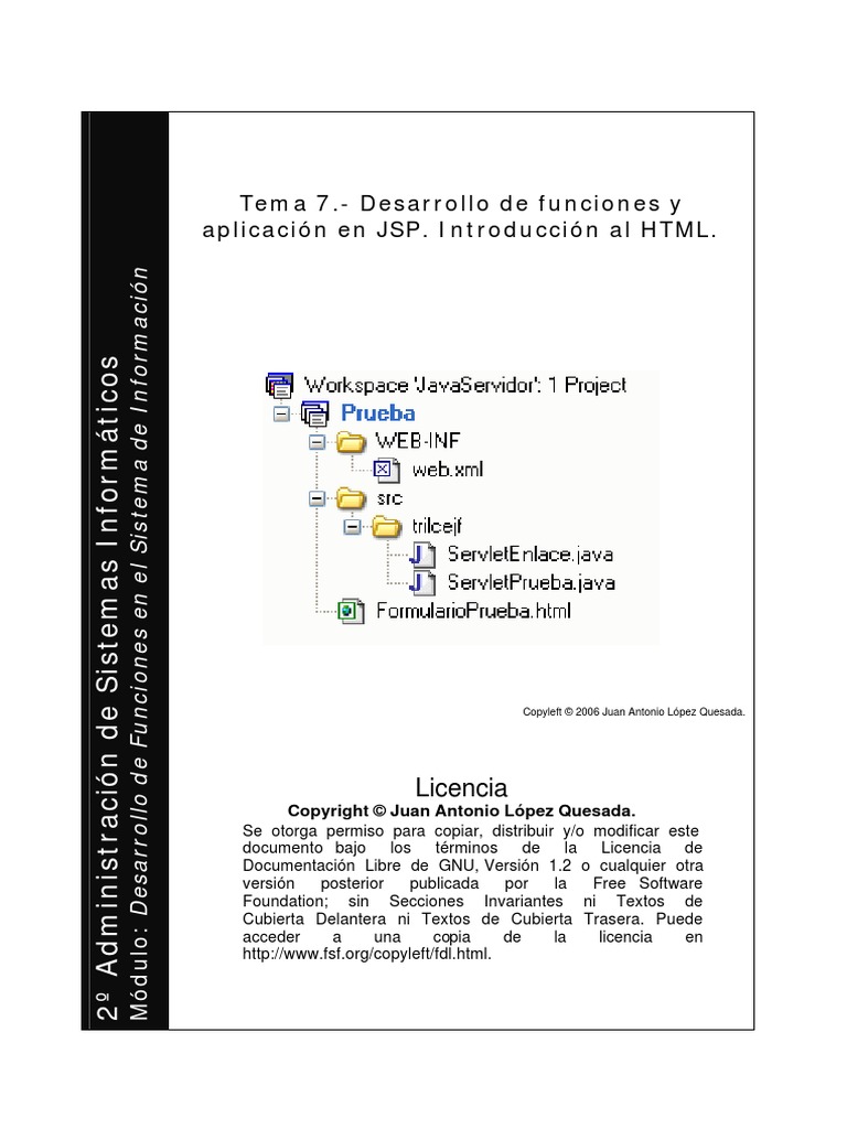 Tutorial Funciones en JSP y HTML | Descargar gratis PDF | Páginas del servidor Java | Java ...