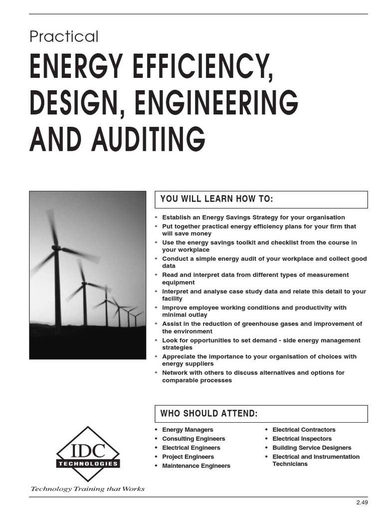 Energy Efficiency, Design, Engineering and Auditing | Download Free PDF ...