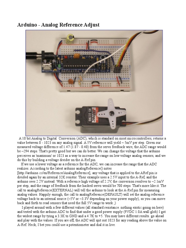 Arduino - Auto Range Analog Input | PDF | Analog To Digital Converter ...