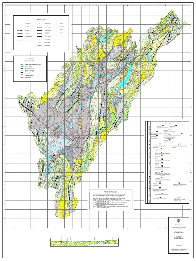 Mapa Geologico Sabana Bta | PDF | Ciencias sociales | Ciencia y matemáticas