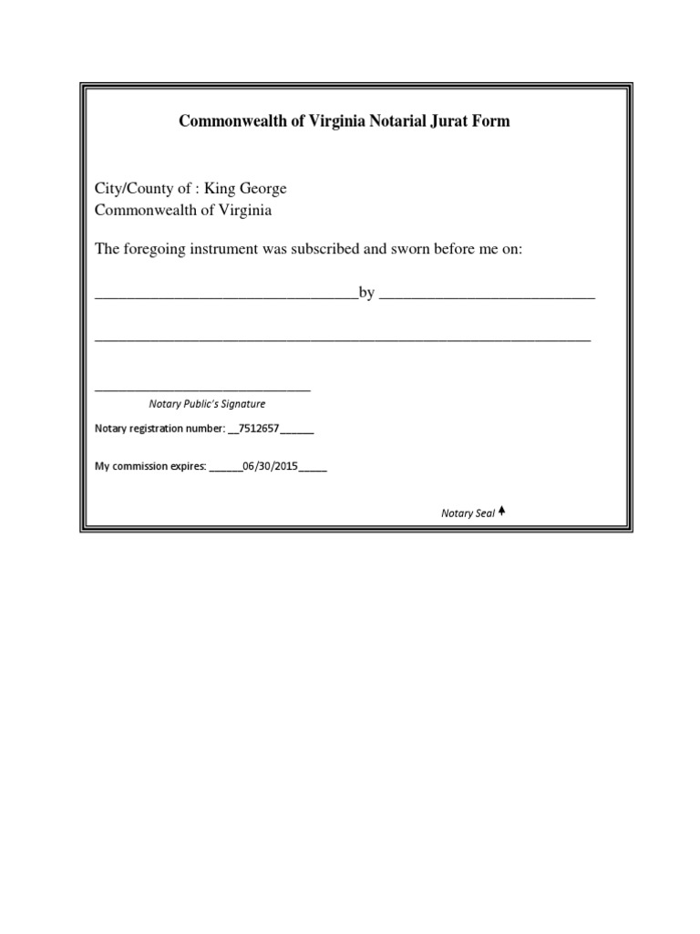 SFD Va Jurat Form | PDF