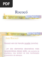 Arquitetura Rococo - Resumo | PDF | Mídia artística | Escultura